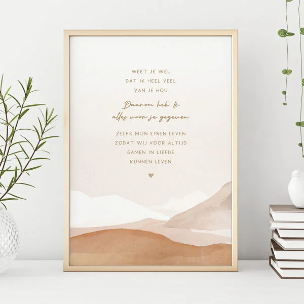 Poster: Voor altijd samen - Lifeprints